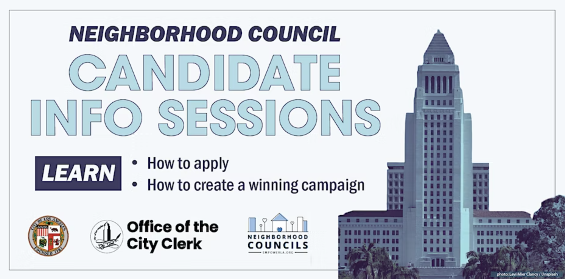 Saturday, March 18, 2023 Candidate Info Session.