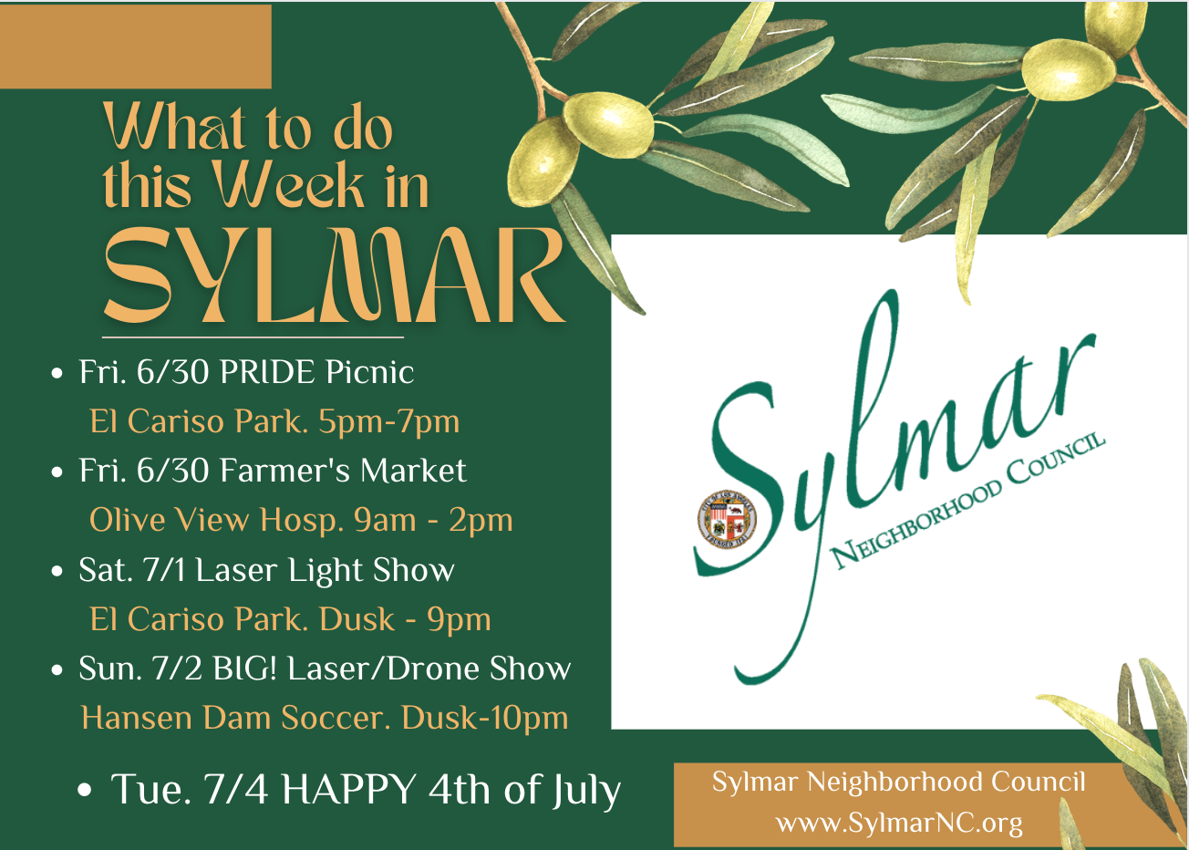 This week in Sylmar!