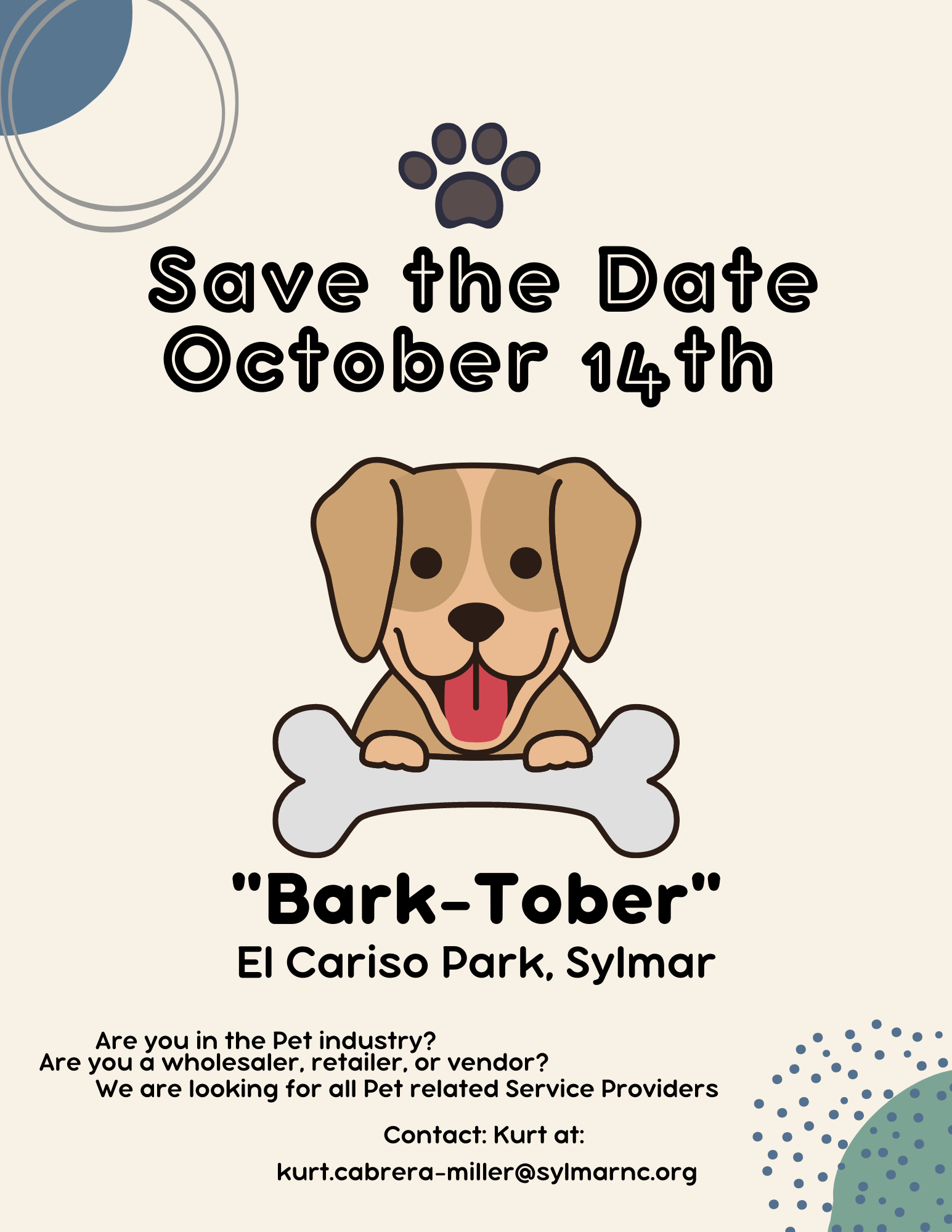 Bark•Tober - Animal Resource Event October 14th