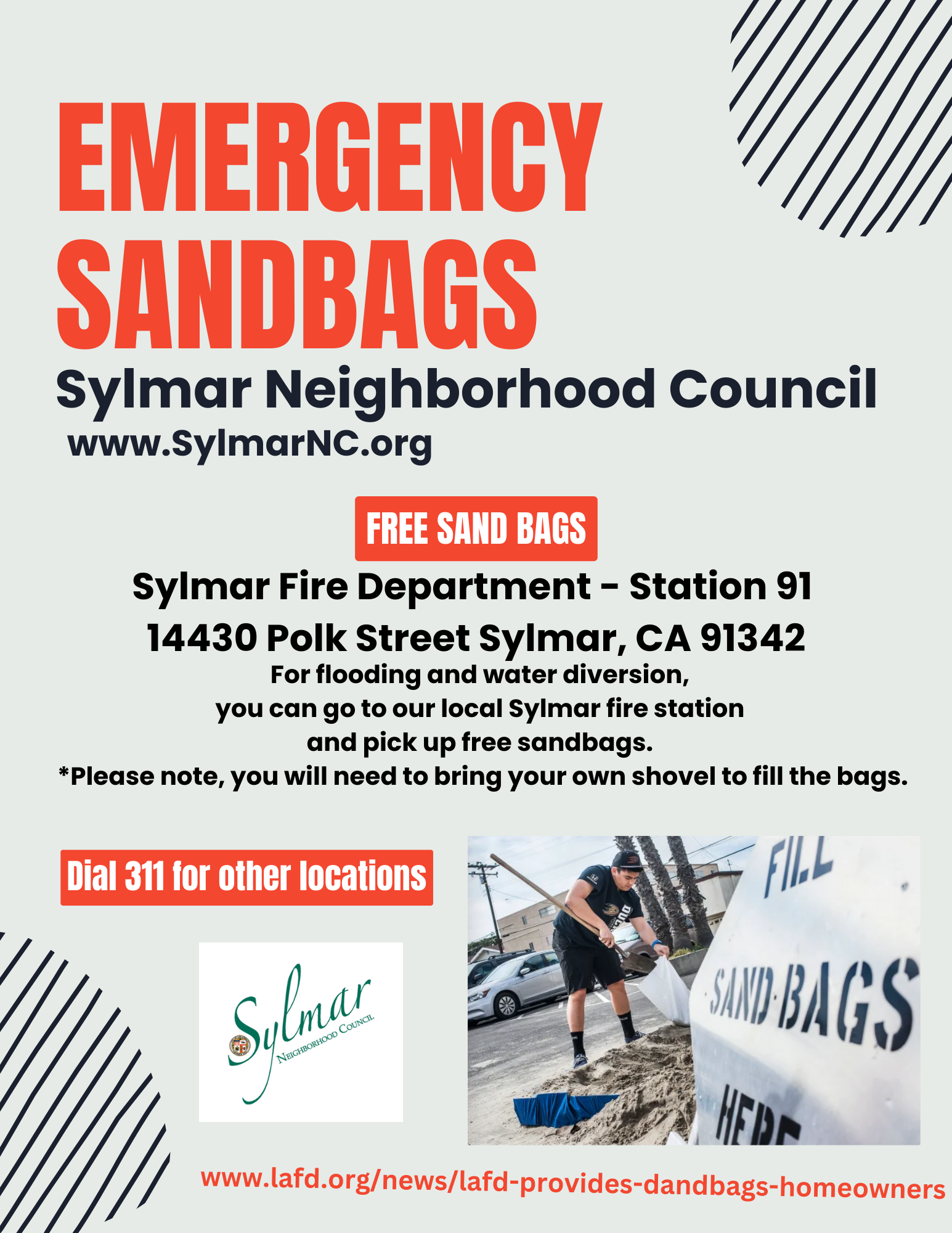 Storm Preparedness • FREE Sandbags