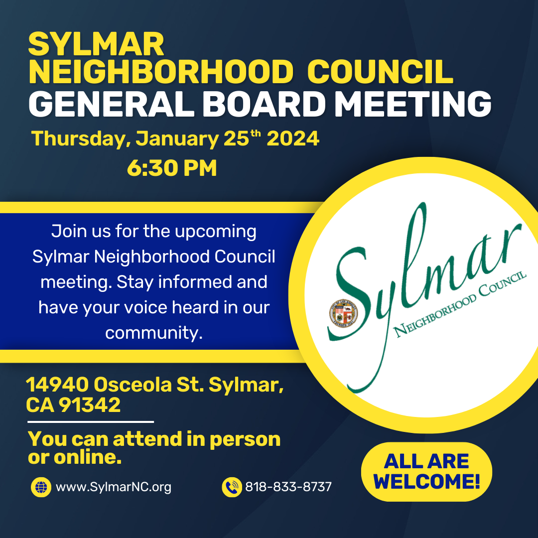 SNC General Board Meeting â€¢ Thursday, January 25th 2024