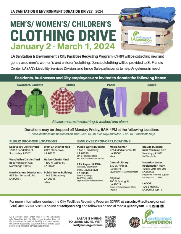 Clothing Drive