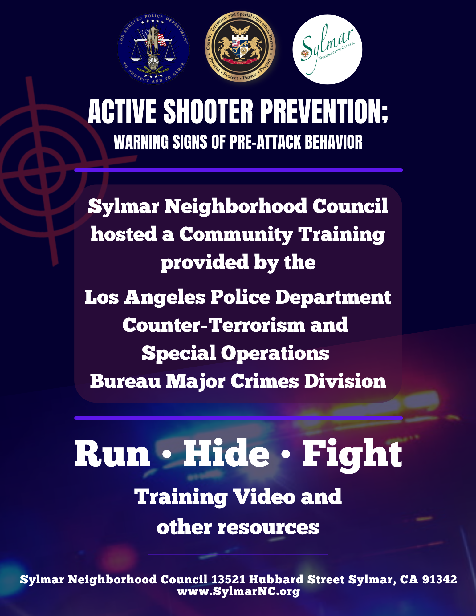 Resources from SNC Community Training