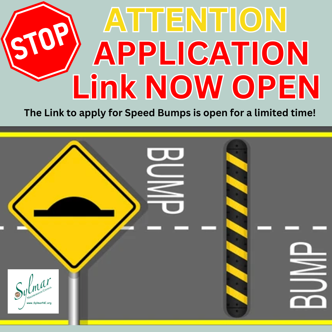 SPEED BUMPS • APPLICATION LINK • NOW OPEN