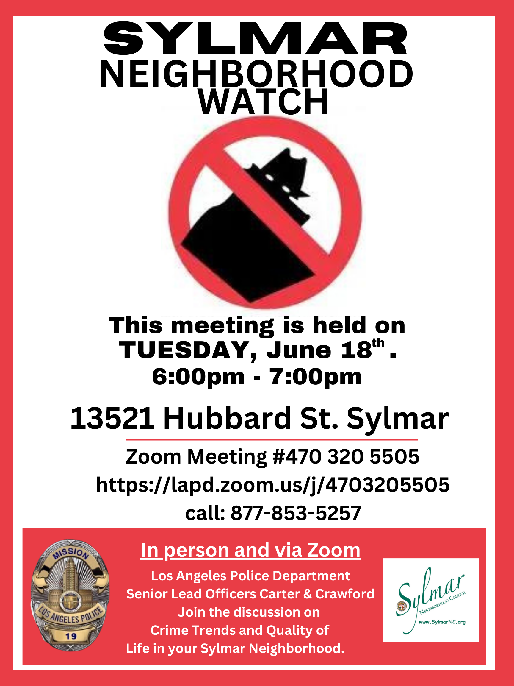 Community Watch LAPD • Sylmar