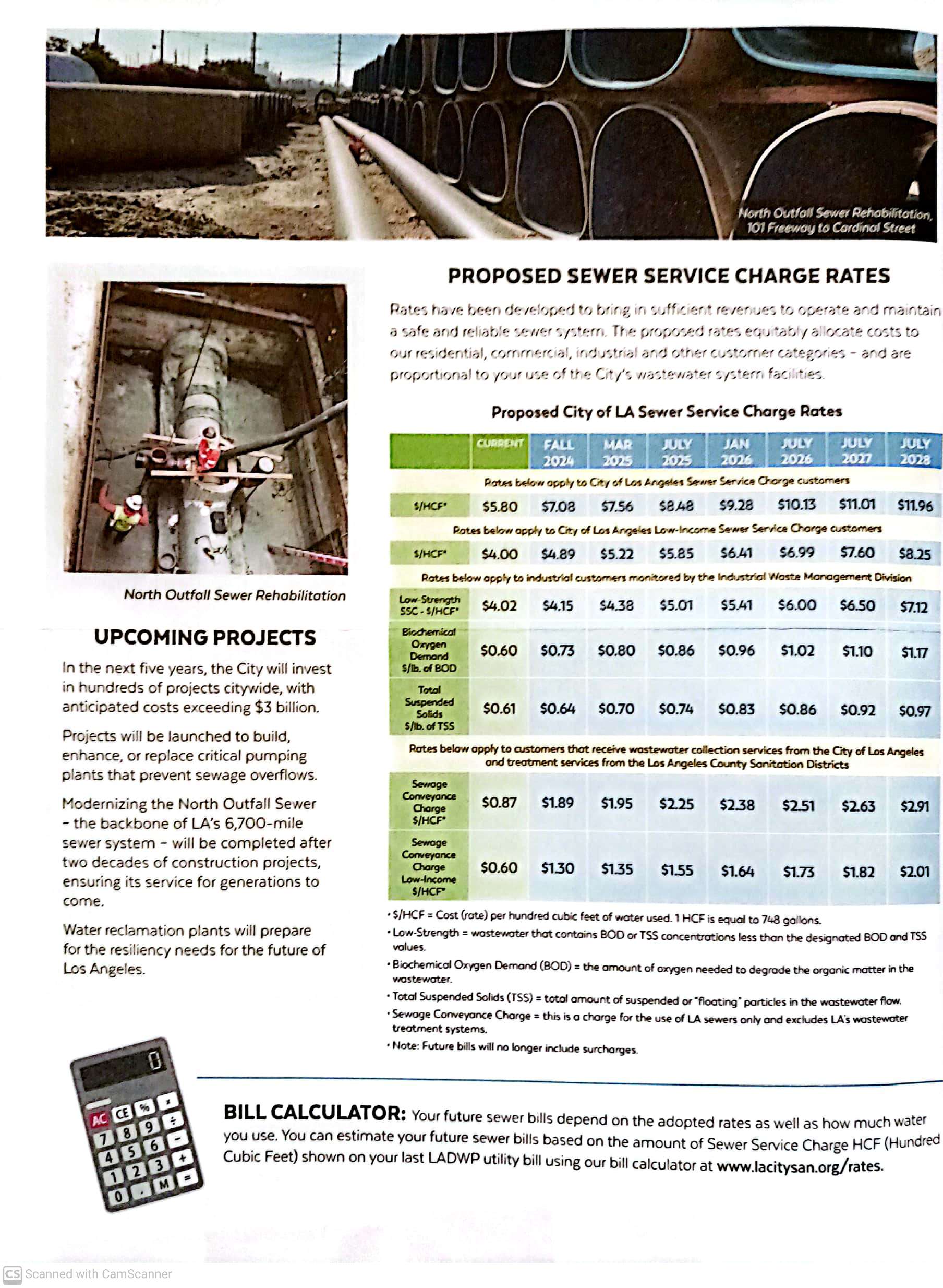 Notice of Public Hearing - DWP Sewer Rate Increase