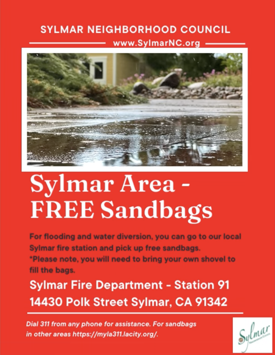 Be Prepared • Sandbags