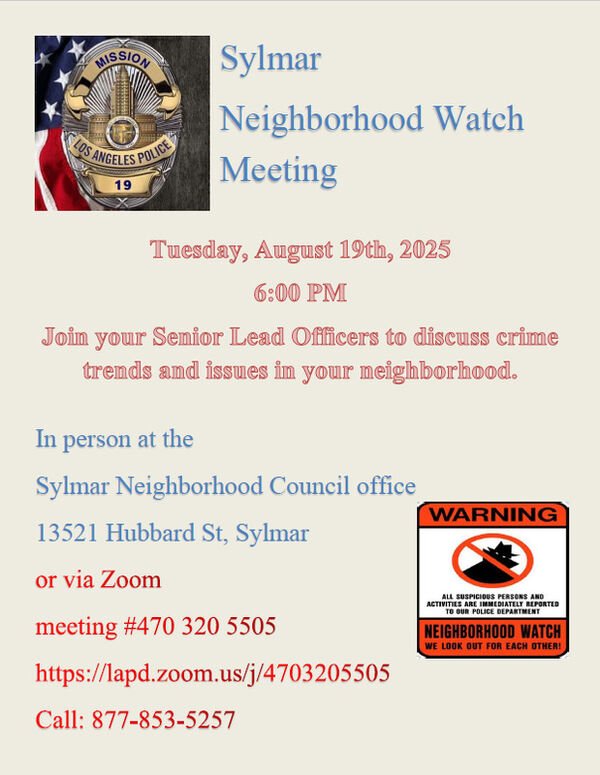 Sylmar LAPD Community Watch