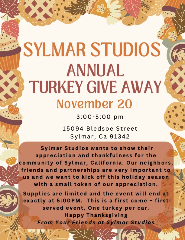 Turkey Give-away â€¢Â Thursday November 20th